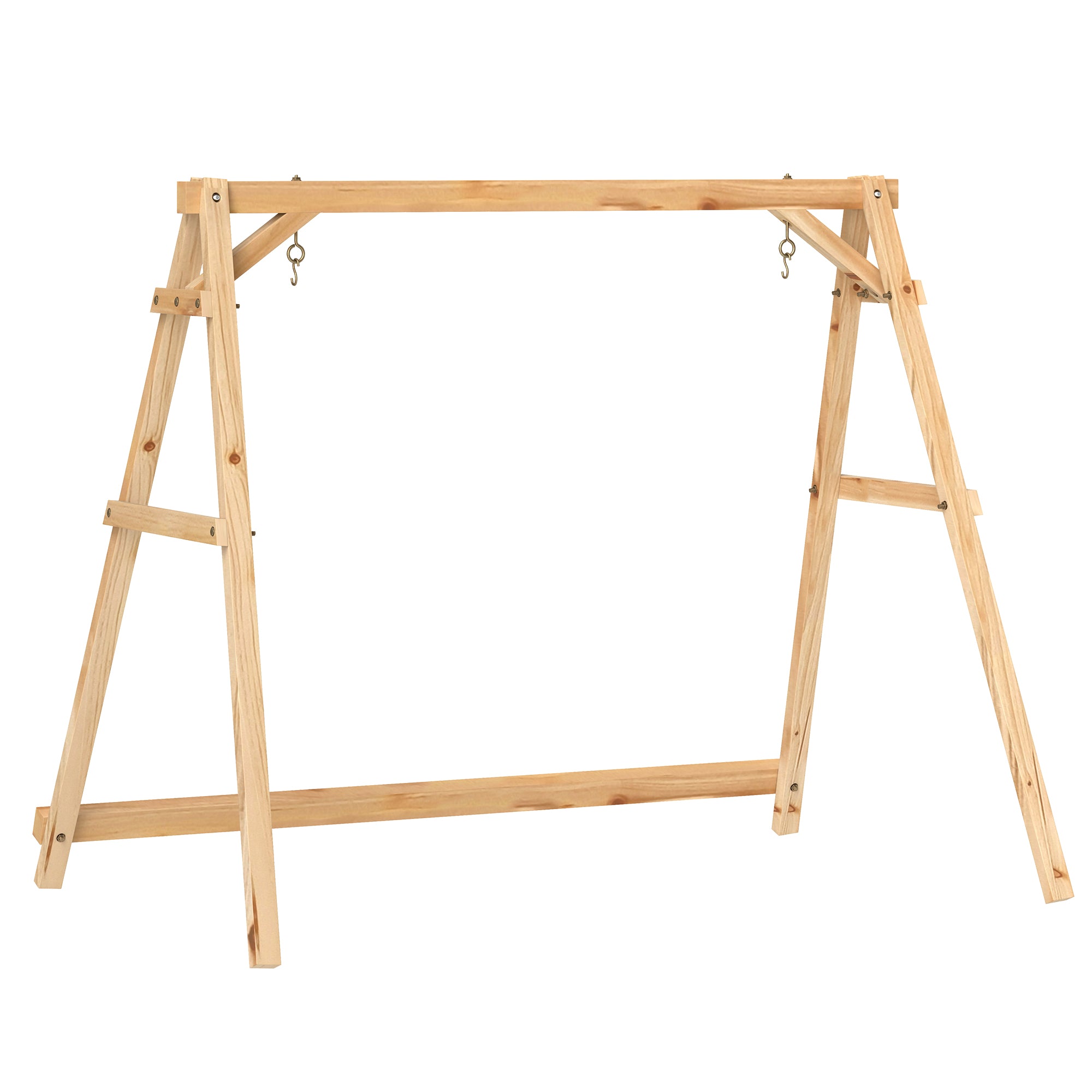 Outsunny Sturdy A-Frame Swing Stand for Perfect Outdoor Fun